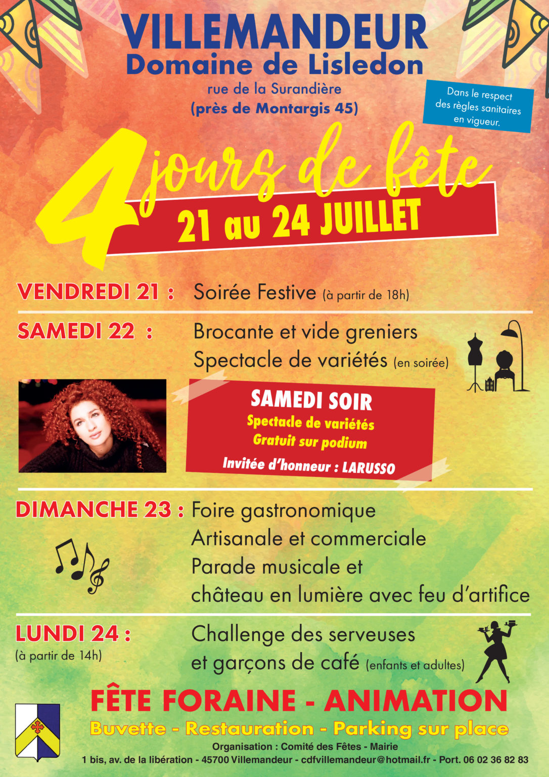 Les 4 jours de fête de Villemandeur approchent ! - MAIRIE VILLEMANDEUR - Site officiel de la commune
