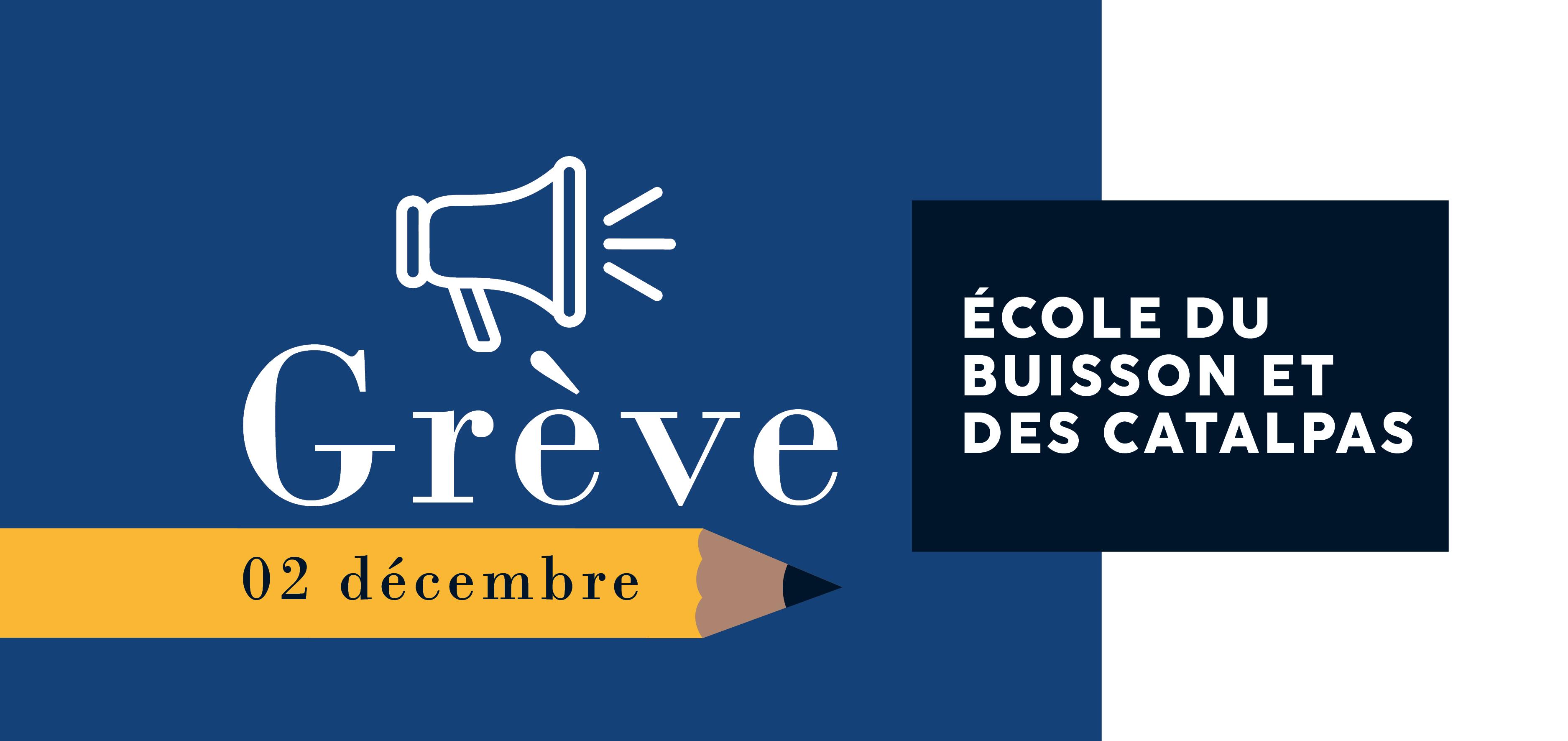Grève - 2 décembre - MAIRIE VILLEMANDEUR - Site officiel de la commune